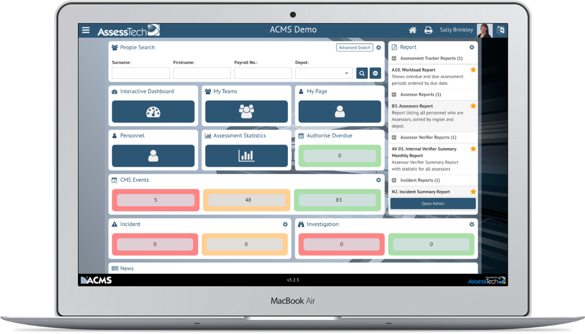 ACMS 5.2.3 is here! - AssessTech Ltd.